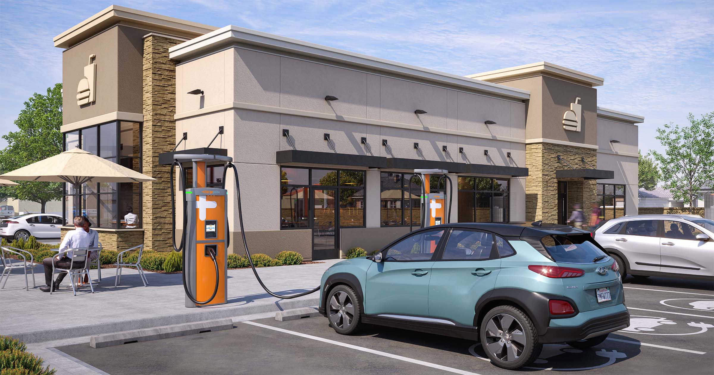 Host EV charging stations at your business | ChargePoint