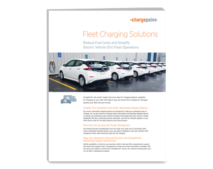 Discover How an Electric Fleet Can Impact Your Business | ChargePoint
